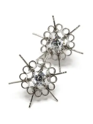 D'HEYGERE Ball Pompadour Earrings