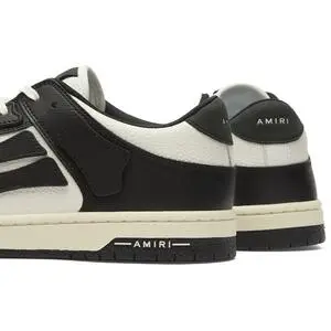 Amiri Skel Low Top Sneakers - Black White