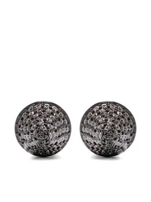 Eddie Borgo Eddie Borgo Pavé Cone Stud Earrings Grey