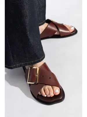 Loewe Petal Belt Slides