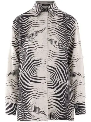 Roberto Cavalli Zebra-print Shirt