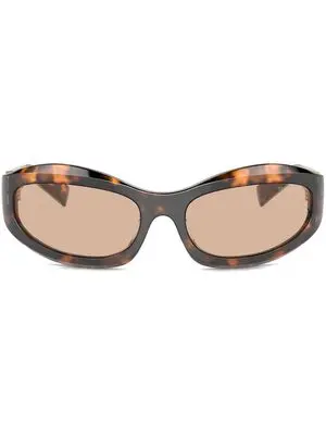 Miu Miu Oversize-frame Sunglasses - Brown