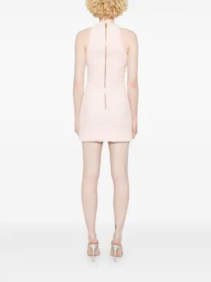 Balmain Tweed Mini Dress - Pink