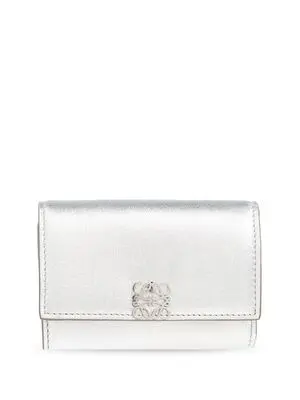Loewe Anagram Wallet - Silver