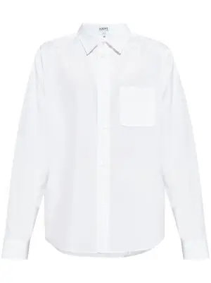 Loewe Anagram-embroidered Shirt - White