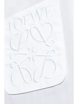 Loewe Anagram-embroidered Shirt - White