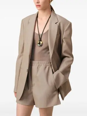 AMI Paris Rear-slit Single-breasted Blazer
