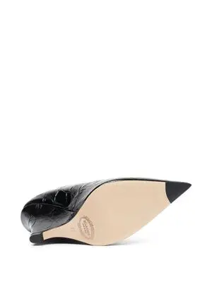 SCAROSSO 95mm Marta Pumps - Black