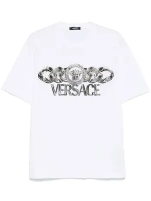 Versace Medusa On Chain T-shirt - White