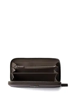 Prada Leather Wallet - Grey