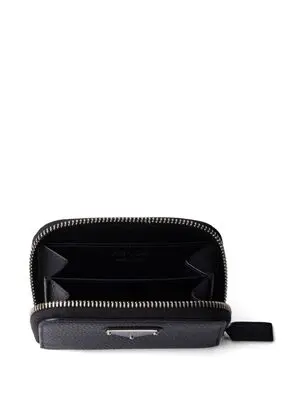 Prada Leather Coin Purse - Black