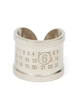 MAISON MARGIELA Numbers-motif Ring - Silver