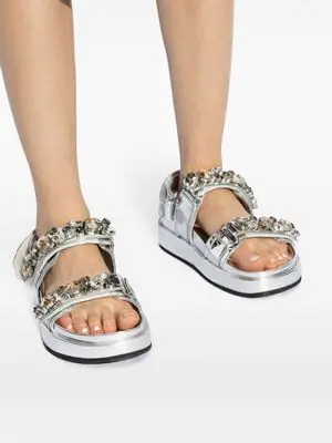Tory Burch Kira Sandals - Grey