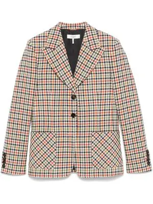 Chloe Checked Blazers For Women