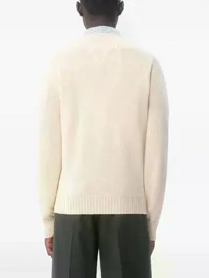 Valentino Garavani Embroidered Sweater - Neutrals