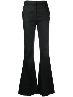 OMBRA MILANO High-waisted Flared Trousers