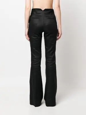 OMBRA MILANO High-waisted Flared Trousers
