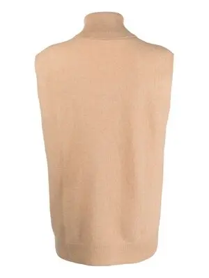 VANISÈ Roll-neck Sleeveless Top