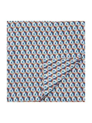 La DoubleJ Medium Tablecloth - Cubi Blue