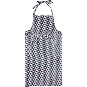 La DoubleJ Apron With Pocket - Cubi Blue