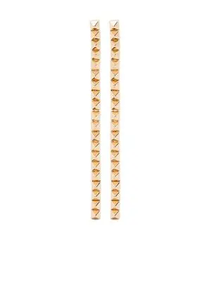 Eddie Borgo Pyramid Drop Earrings - Gold