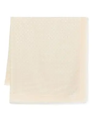 Gucci Gg Wool Shawl - Neutrals