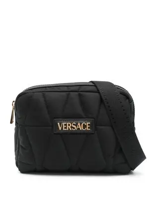 Versace Myth Quilted Belt Bag - Black