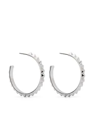 Eddie Borgo Pyramid Stud Earrings - Silver