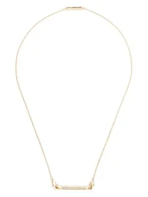 Eddie Borgo Pavé Safety Chain Necklace - Gold