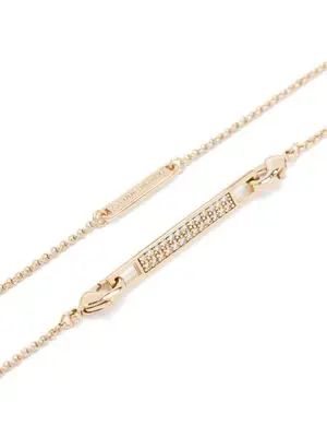 Eddie Borgo Pavé Safety Chain Necklace - Gold