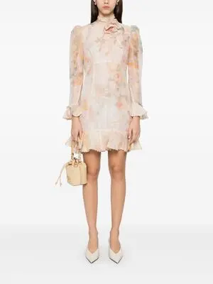 Zimmermann Crush Flower Mini Dress