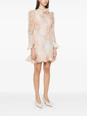 Zimmermann Crush Flower Mini Dress