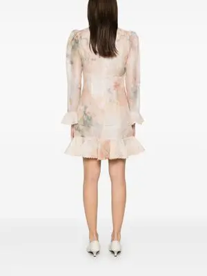 Zimmermann Crush Flower Mini Dress