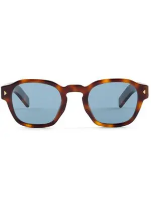 Prada Round-frame Sunglasses - Brown
