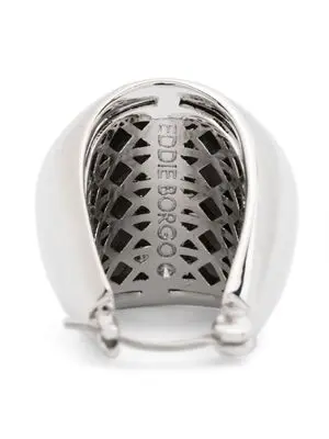 Eddie Borgo Teardrop Hoop Earrings - Silver