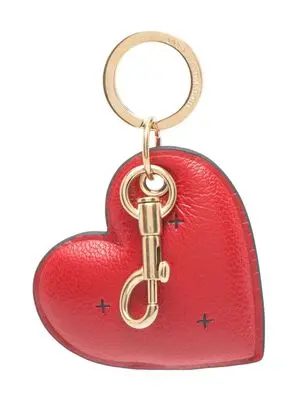 ANYA HINDMARCH Heart-motif Keyring - Red