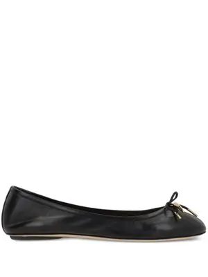 Chloé Leather Ballerina Shoes - Black
