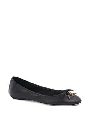 Chloé Leather Ballerina Shoes - Black