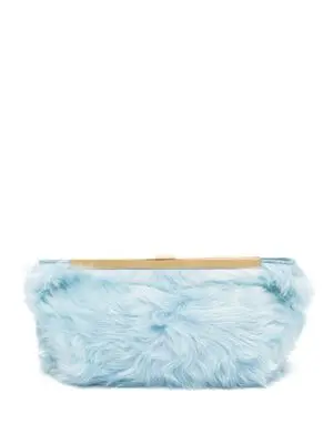Khaite Aimee Shearling Clutch