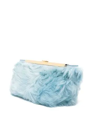 Khaite Aimee Shearling Clutch
