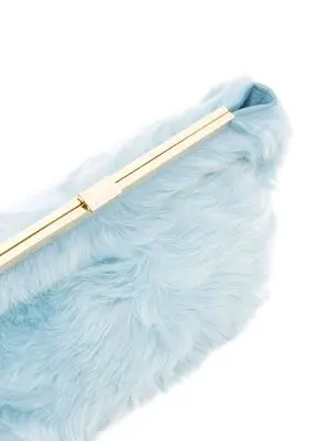 Khaite Aimee Shearling Clutch