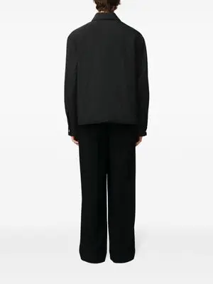 AMI Paris De Coeur Padded Overshirt - Black