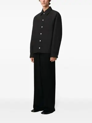 AMI Paris De Coeur Padded Overshirt - Black