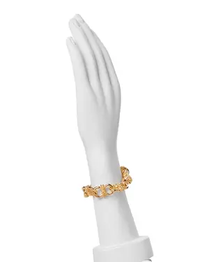 KENNETH JAY LANE Rope Accented Chain Link Toggle Bracelet