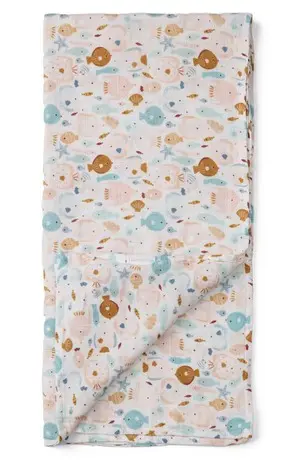 LOULOU LOLLIPOP Muslin Swaddle Blanket - Sun-kissed Shoal