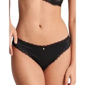 ADORE ME Elsie Thong Panties Black