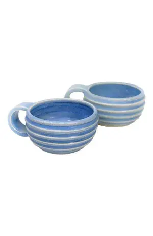 MIKKARBO Hunny Cupsset Of 2 - Blue