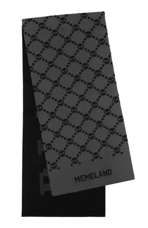 BLVCK PARIS Blvck X Memeland Scarf