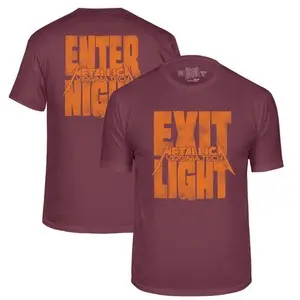 The Original Retro Brand Original Virginia Tech Hokies Metallica Retro T-shirt - Maroon