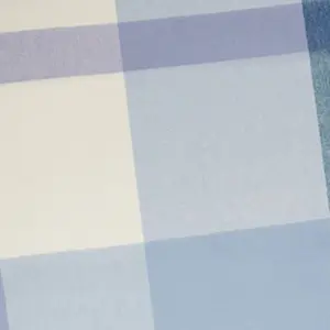 Mulberry Large Merino Wool Check Scarf - Neutral